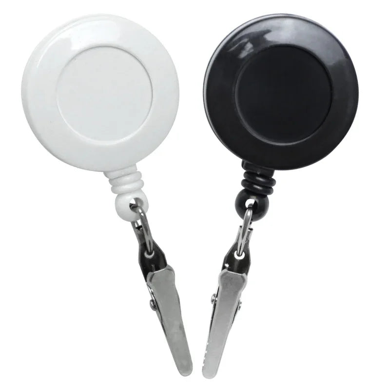 Plastic ID Badge Retractabel Reel with Alligator Clip – Retractable Reels